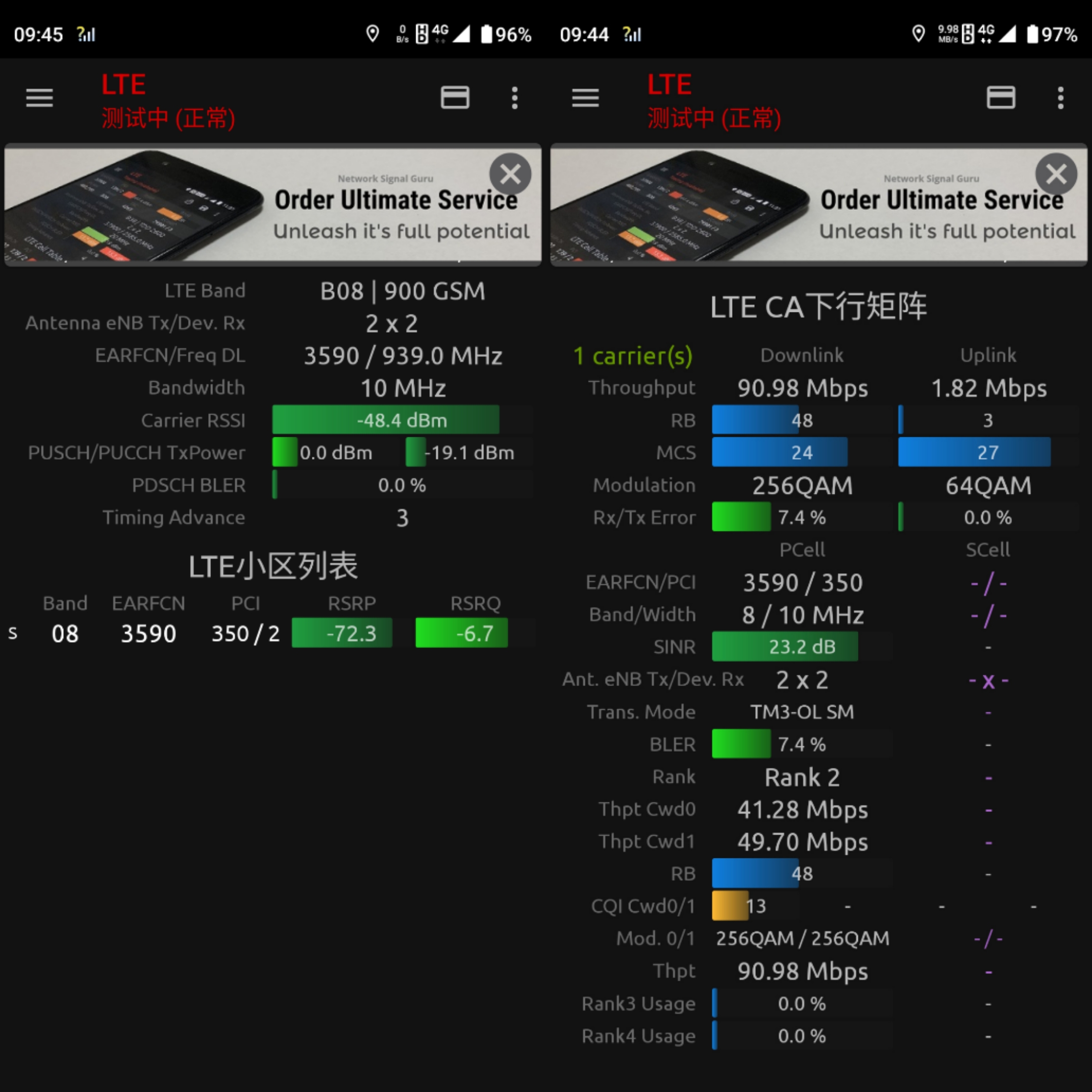 移动N28和联通B8差别真大 - 运营商·运营人 - 通信人家园 - Powered by C114