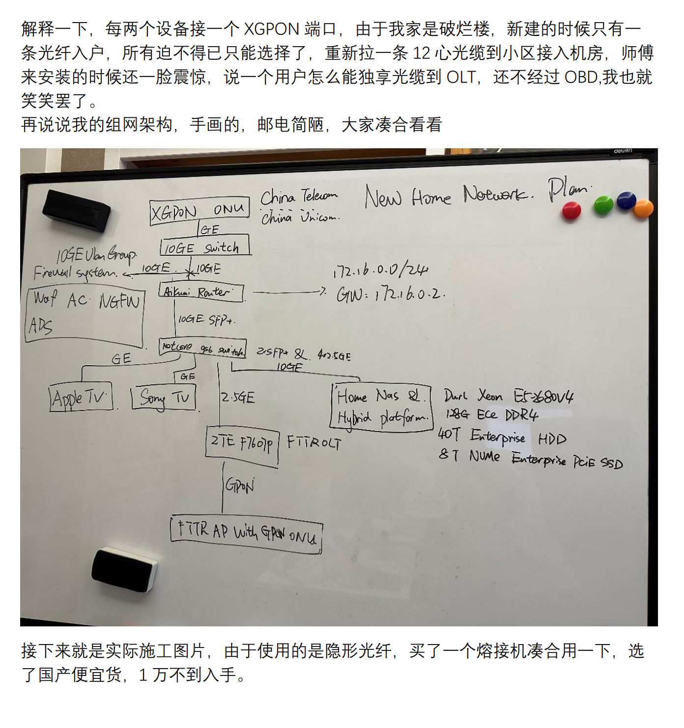 最实用FTTR家庭全光组网方案， 1000元搞定10g宽带 - 运营商·运营人 - 通信人家园 - Powered by C114