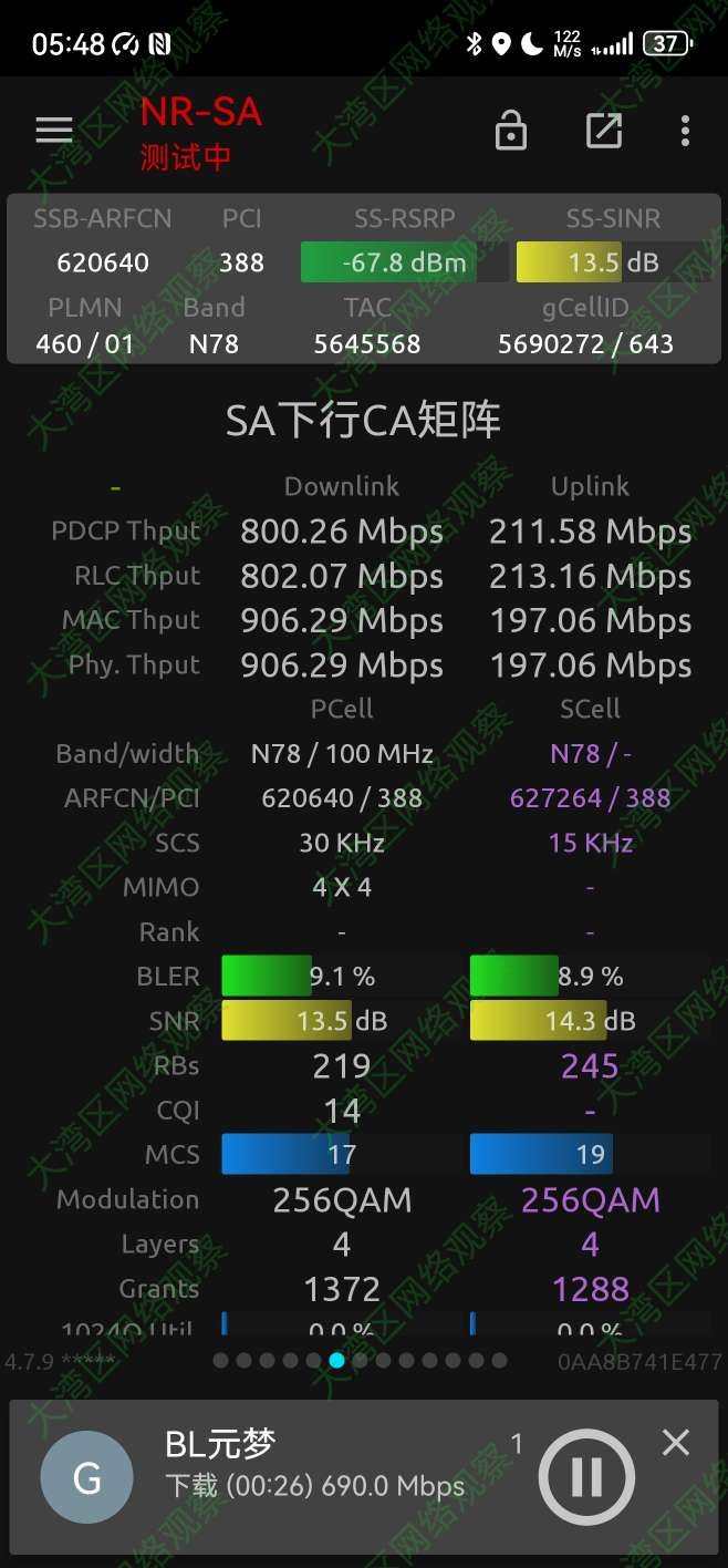 浙江金华移动N78，联通N78CA - 运营商·运营人 - 通信人家园 - Powered by C114